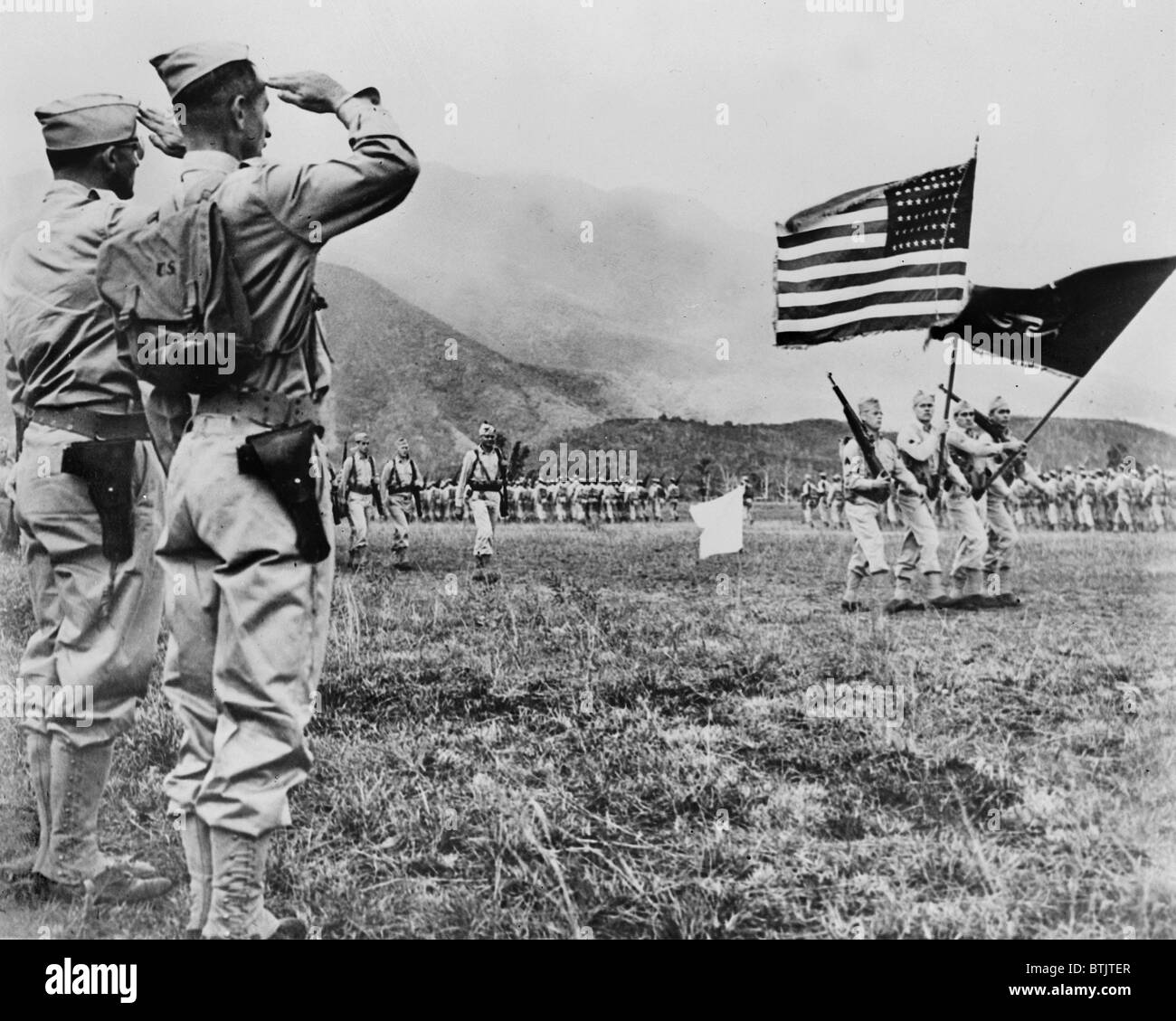 World War II, Brigadier General E.B. Sebree, and Colonel Bryant E ...