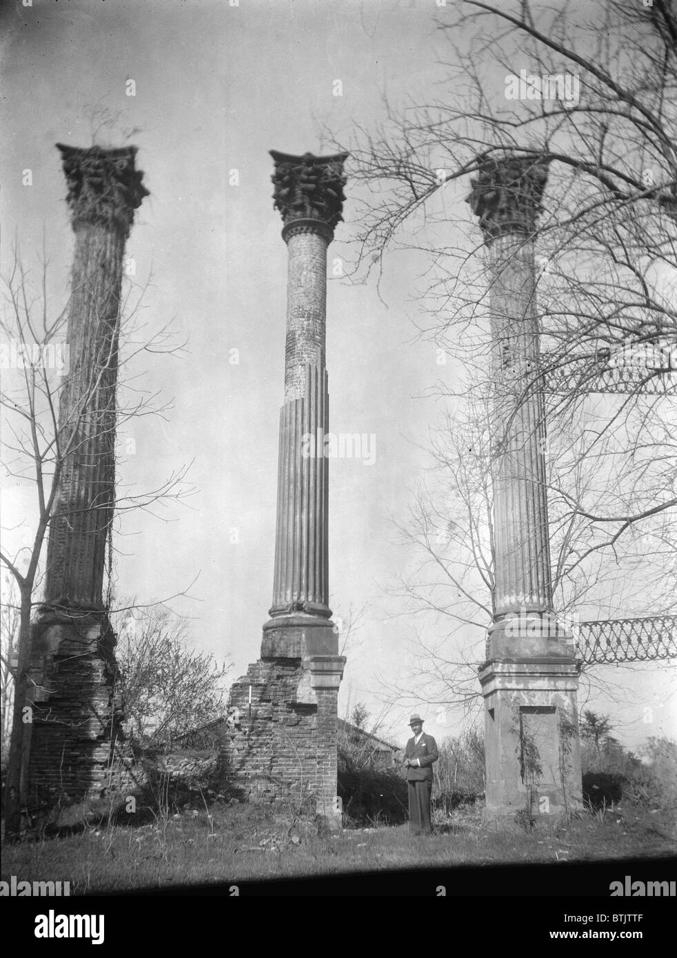 Windsor Castle ruins, constructed in 1860, by Smith Coffee Daniell II ...