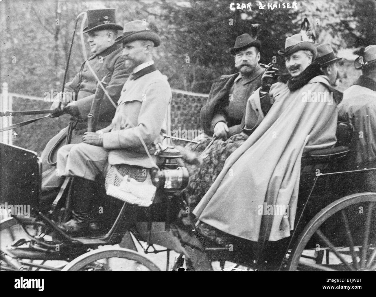 Kaiser wilhelm ii and william Black and White Stock Photos & Images - Alamy