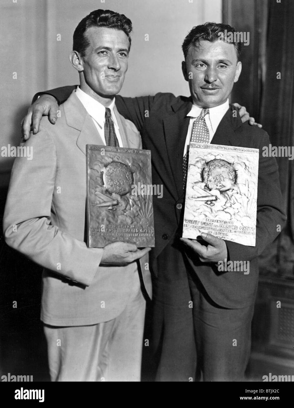 Harold Gatty & Wiley Post honored by Aviation industry for round the ...