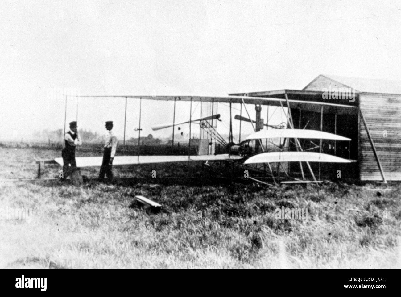 The Wright Brothers at Simms Station, Ohio, 1904 Stock Photo - Alamy
