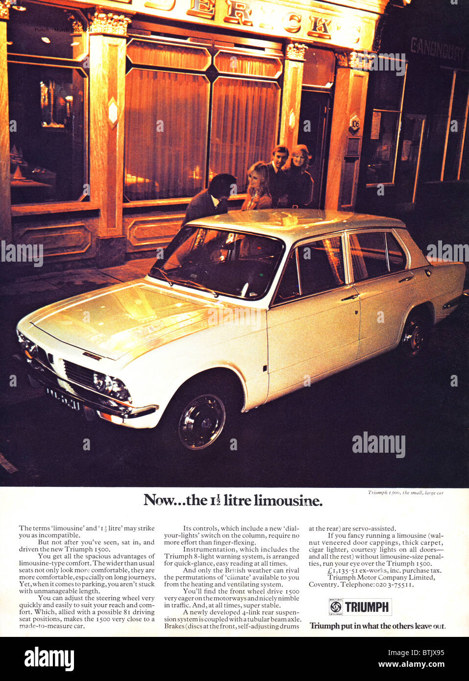 1950s british car advert hi-res stock photography and images - Alamy