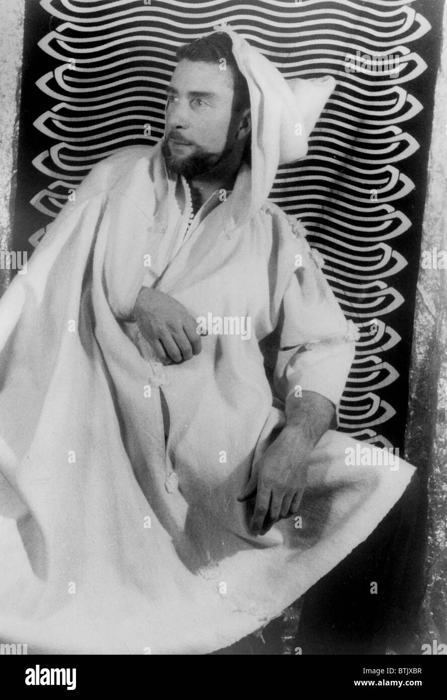 Brion Gysin (1916-1986), painter and poet, photograph by Carl Van ...