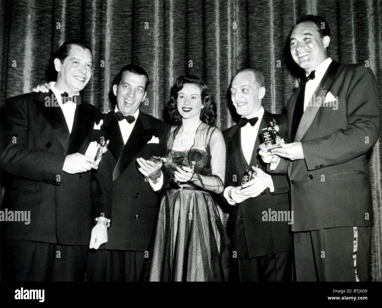Milton Berle, Ed Sullivan, Fran Warren, Everett Sloane, Mel Allen at ...