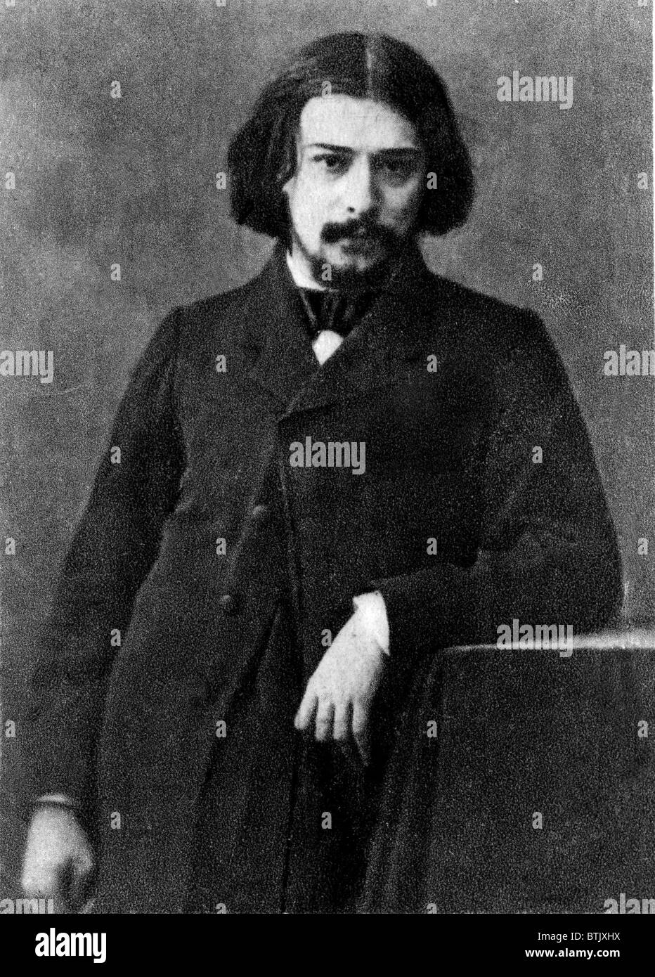 Alphonse Daudet (1840-1897) French novelist and short story writer ...