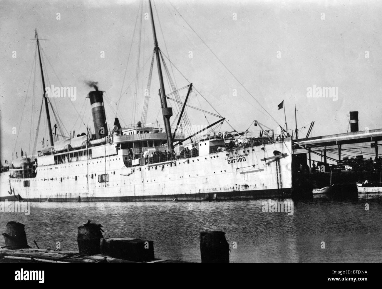U.S. Army transport BUFORD, the "Soviet Ark," used to deport aliens to ...