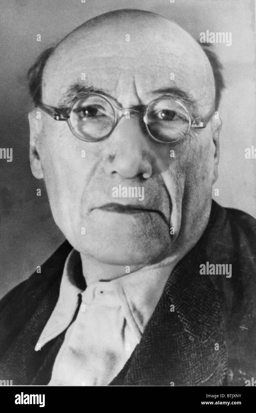 Andre Gide (1869-1951) French author, won the Nobel Prize for ...
