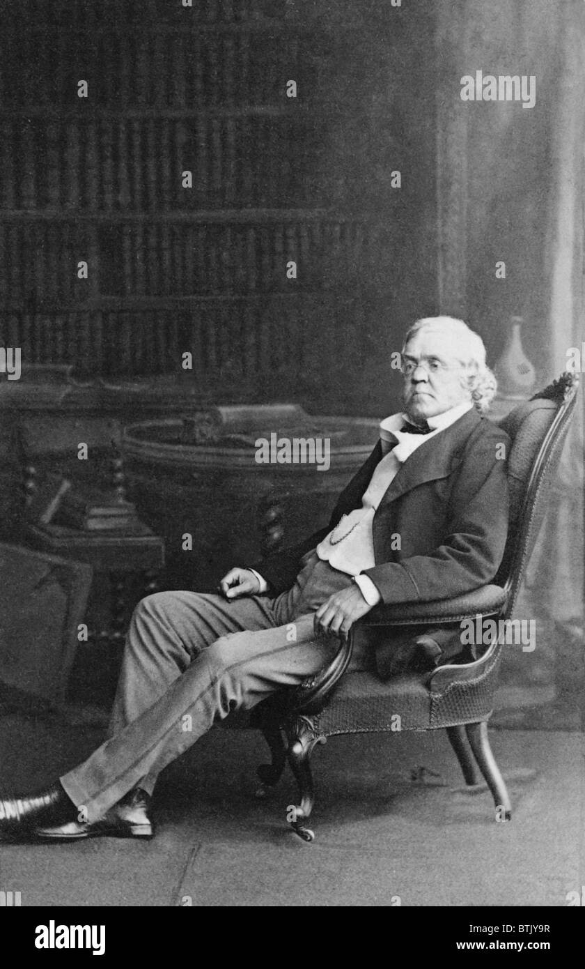 William Makepeace Thackeray (1811-1863) English novelist best known for ...