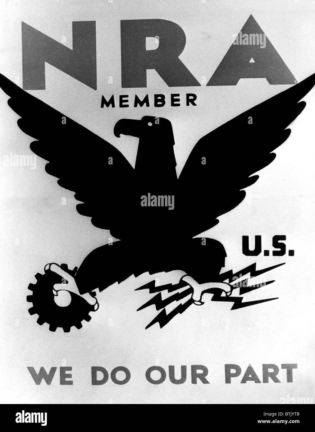 Poster for the National Recovery Administration (NRA). ca. 1930s ...