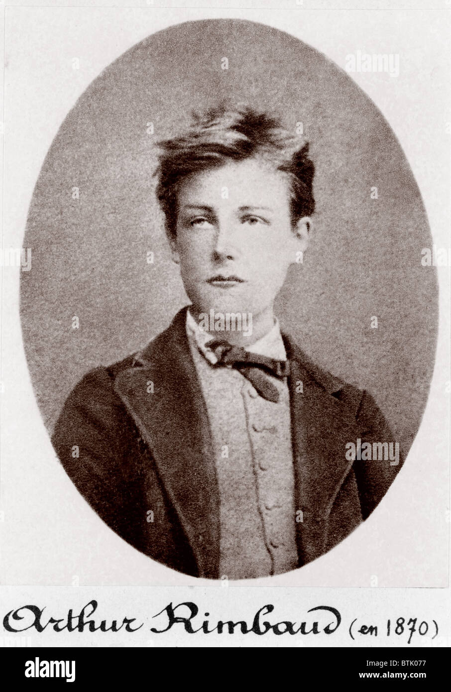 Arthur Rimbaud (1954-1891) reckless and rebellious French poet, 1870 ...