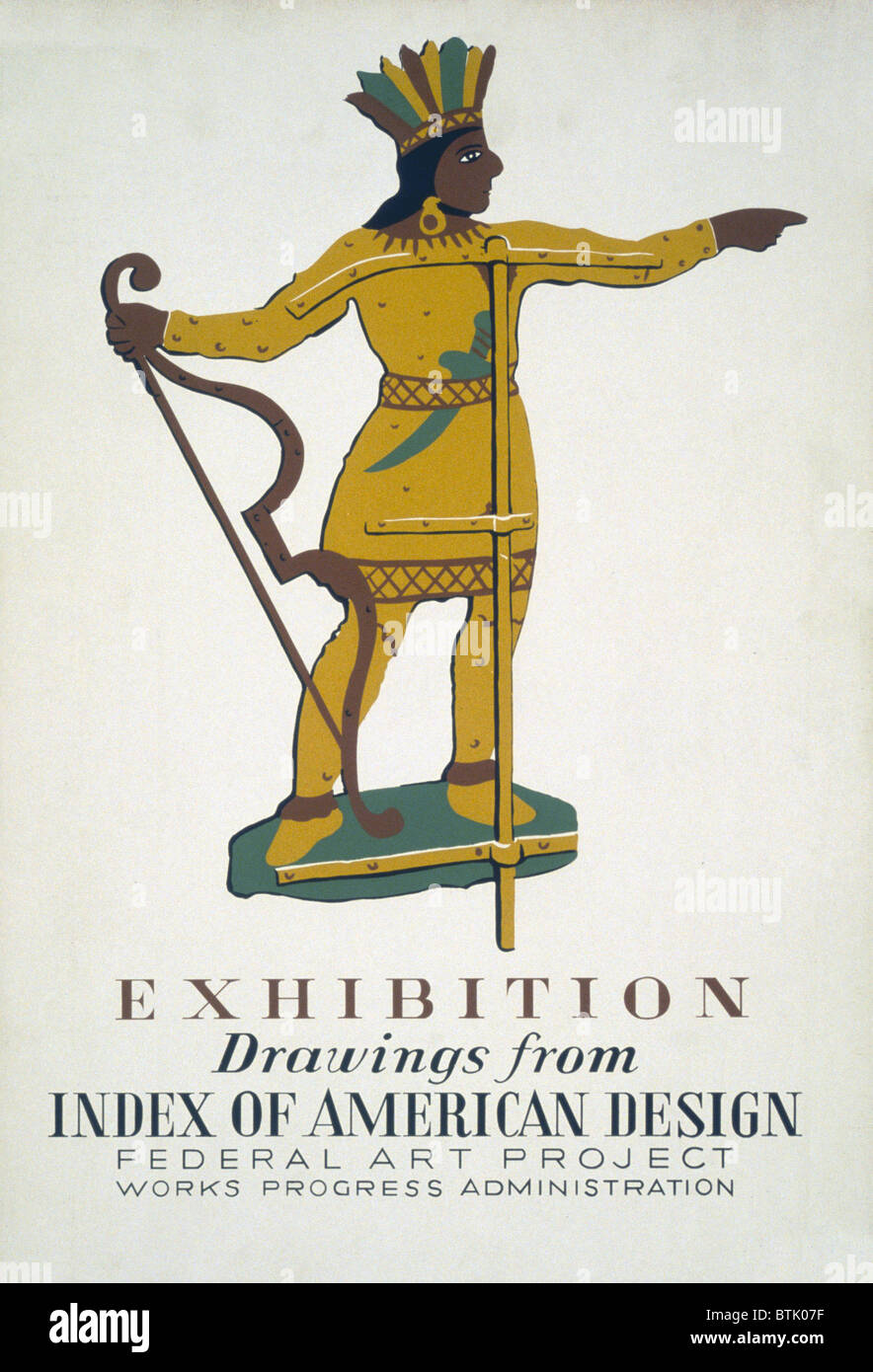 Poster for Federal Art Project exhibition of drawings from the Index of ...