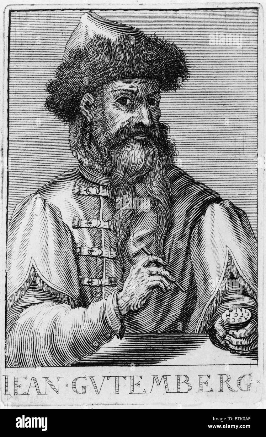 Johann gutenberg hi-res stock photography and images - Alamy