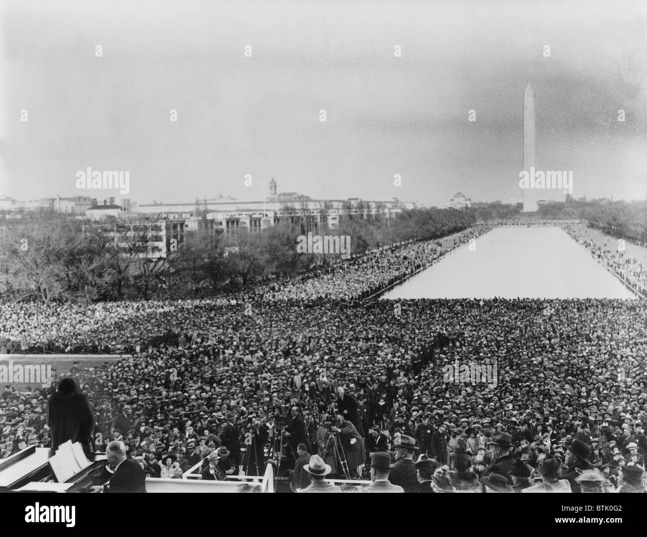 Marian Anderson 1897 1993 Lower Left During Her Historic Concert