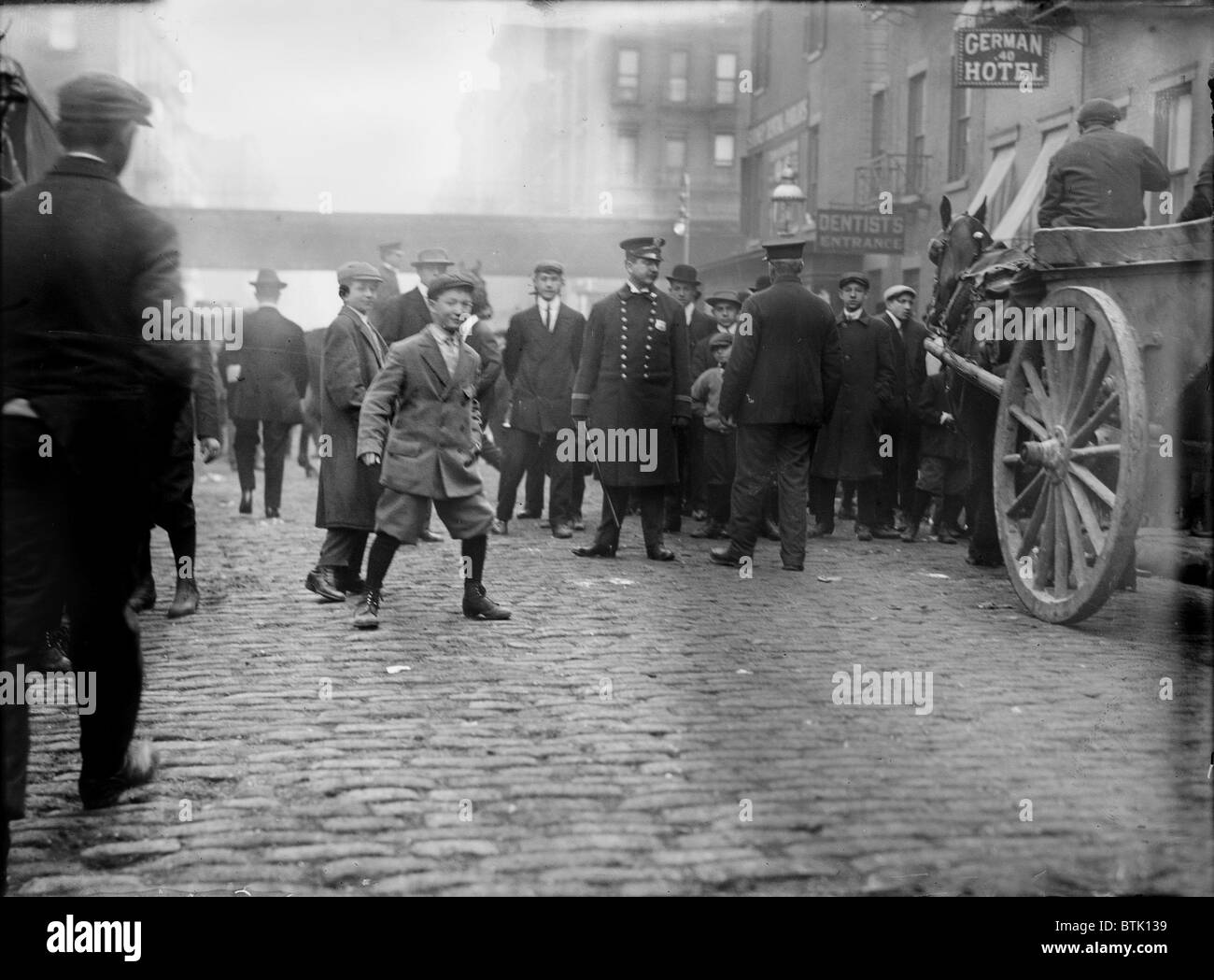 New York City, garbage collector's strike, photograph, November, 1911 ...