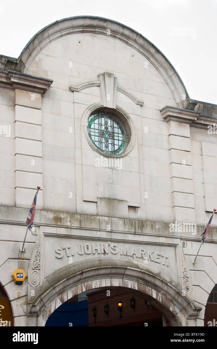 St John's market in Stafford, Staffordshire, UK Stock Photo - Alamy