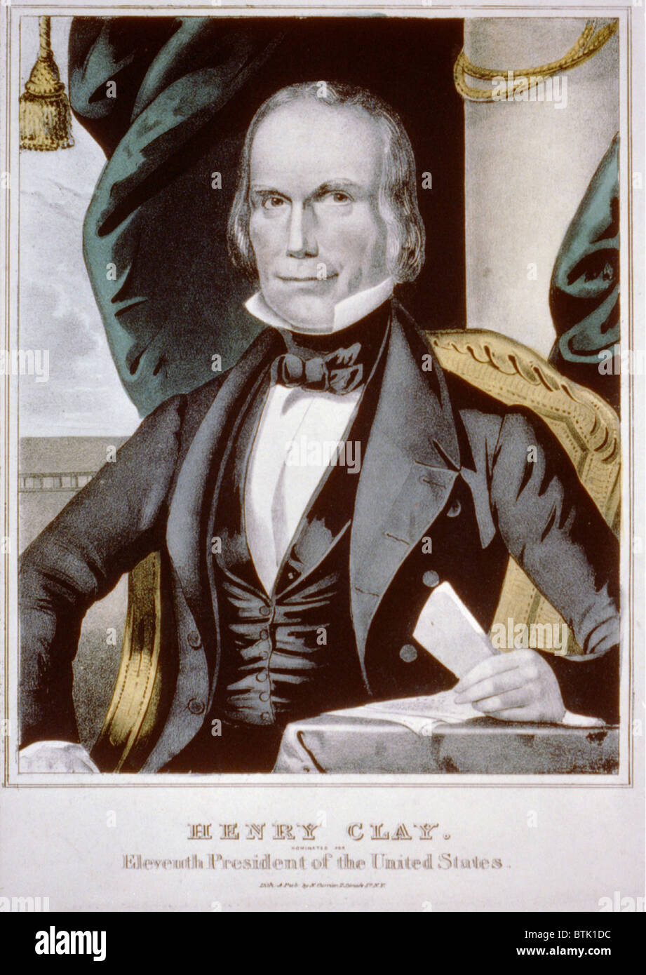 1844 henry clay james polk hi-res stock photography and images - Alamy