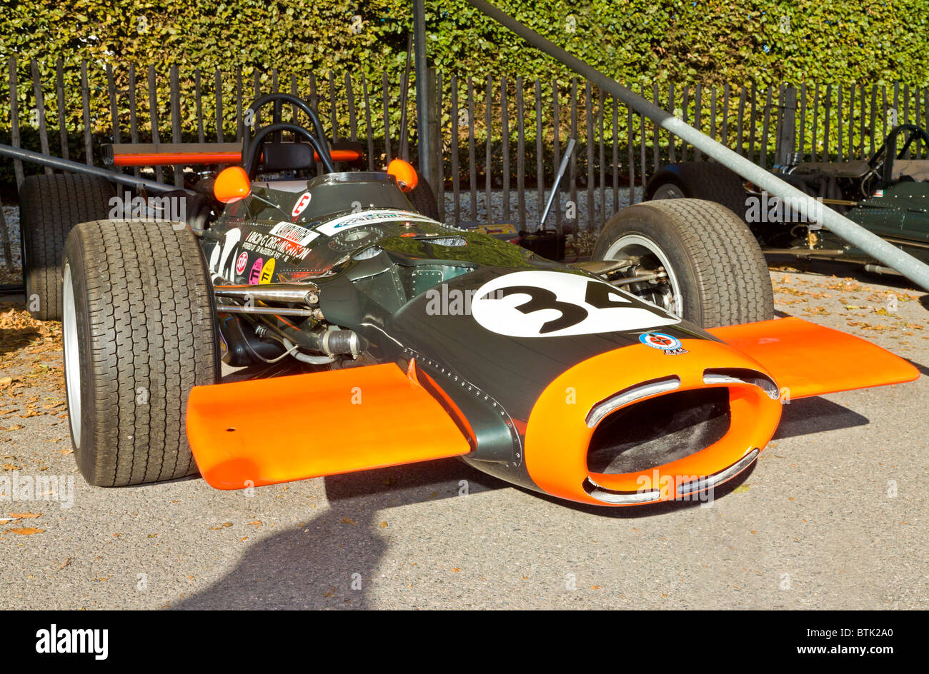 1968 BRM P133 GP car in the paddock at the 2010 Goodwood Revival ...