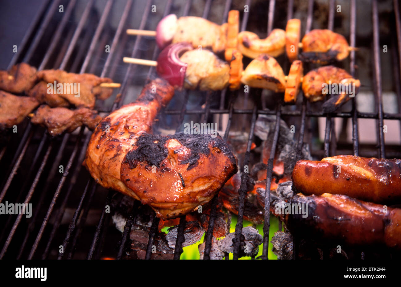 Philippines, Palawan, barbecued meats - ihaw ihaw - are a Filipino ...