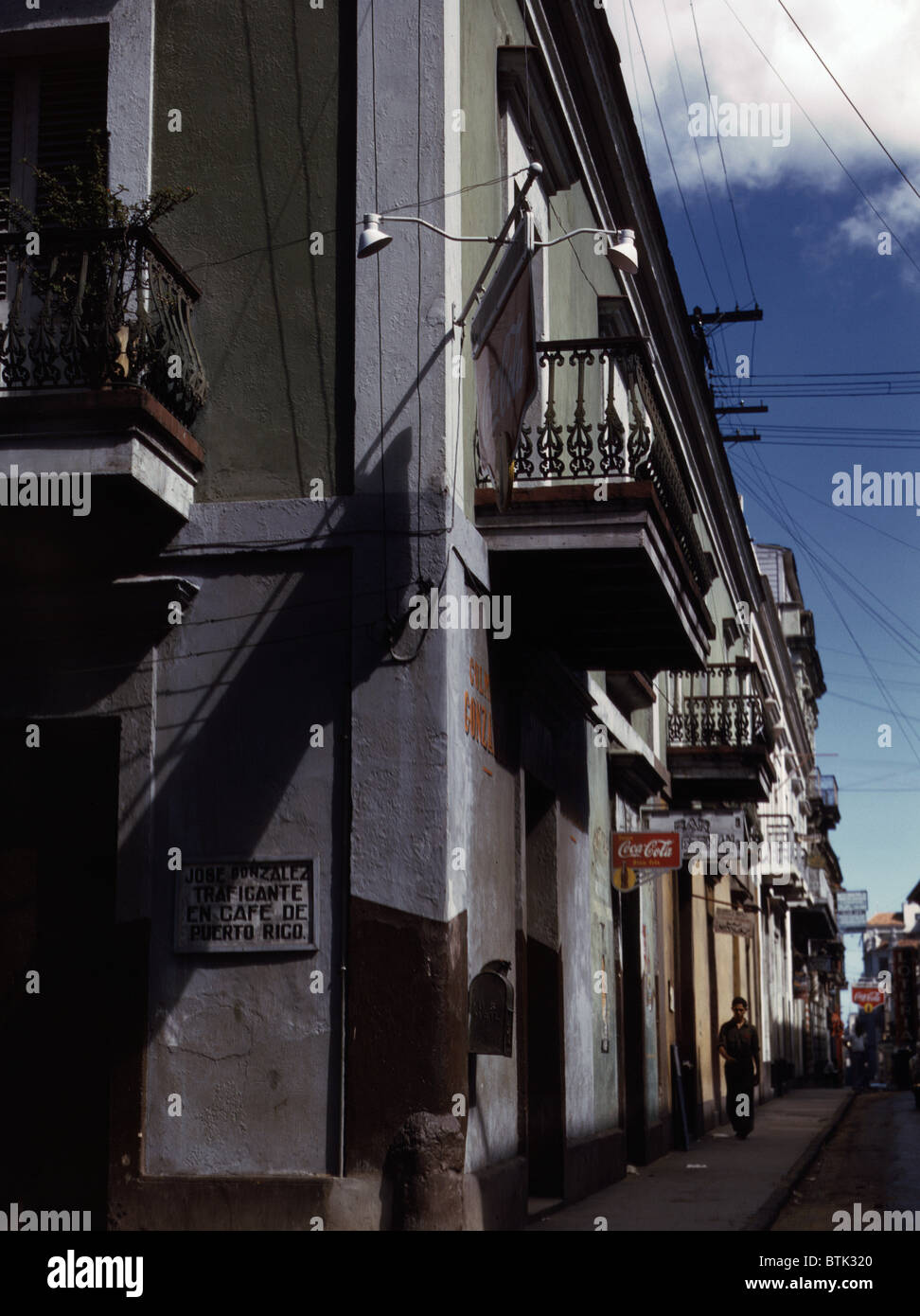 Puerto Rico. Street in San Juan, Puerto Rico. Photograph by Jack Delano ...
