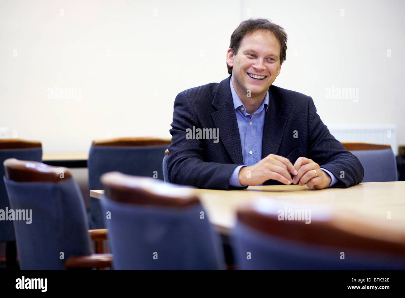 Grant Shapps british minister UK government portrait in conversation ...