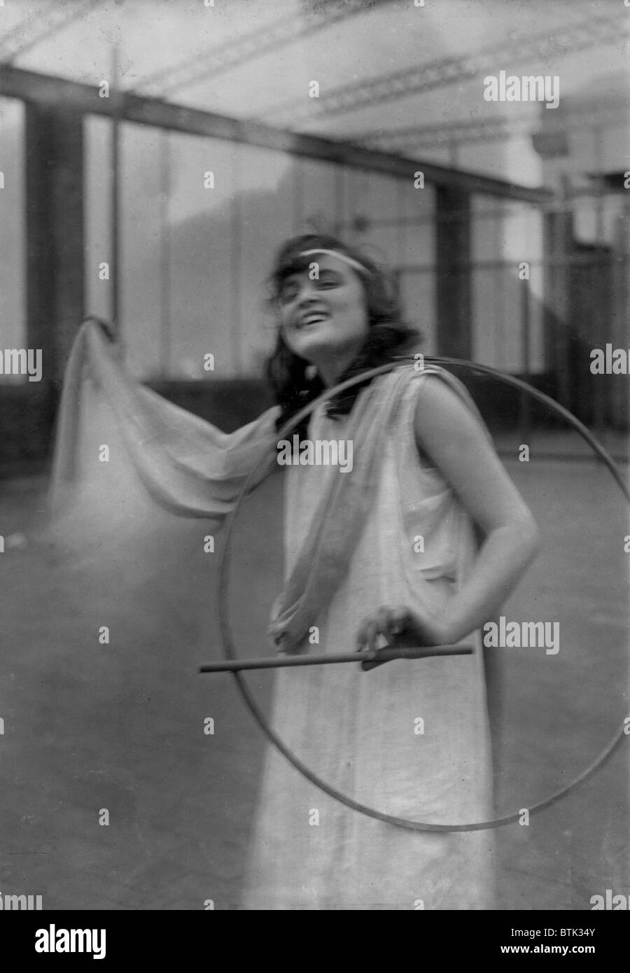 Portrait of a young actress, original caption: 'Miss Mackay's Pageant ...