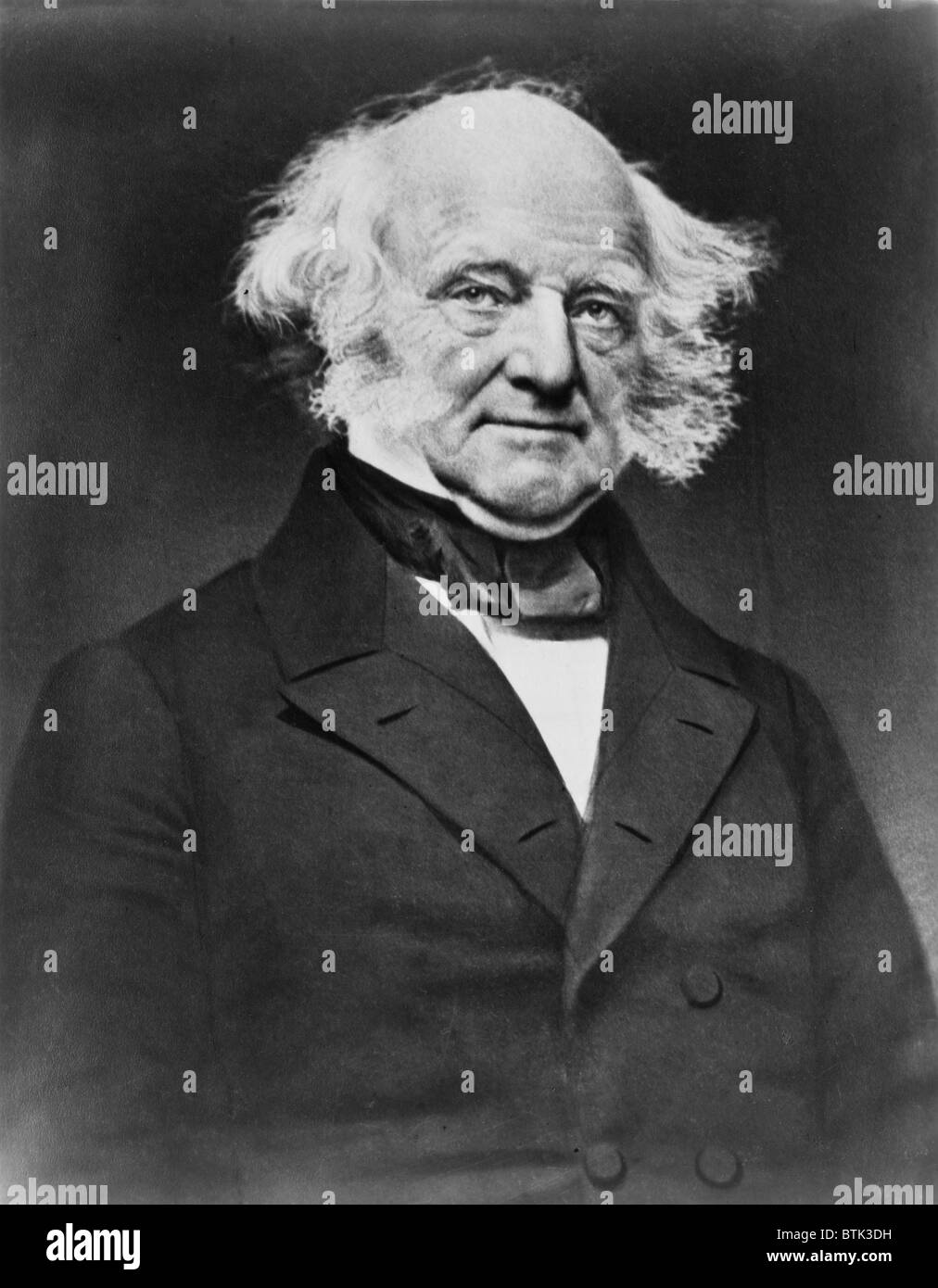 President Martin Van Buren (1782-1862) in photographic portrait Stock ...