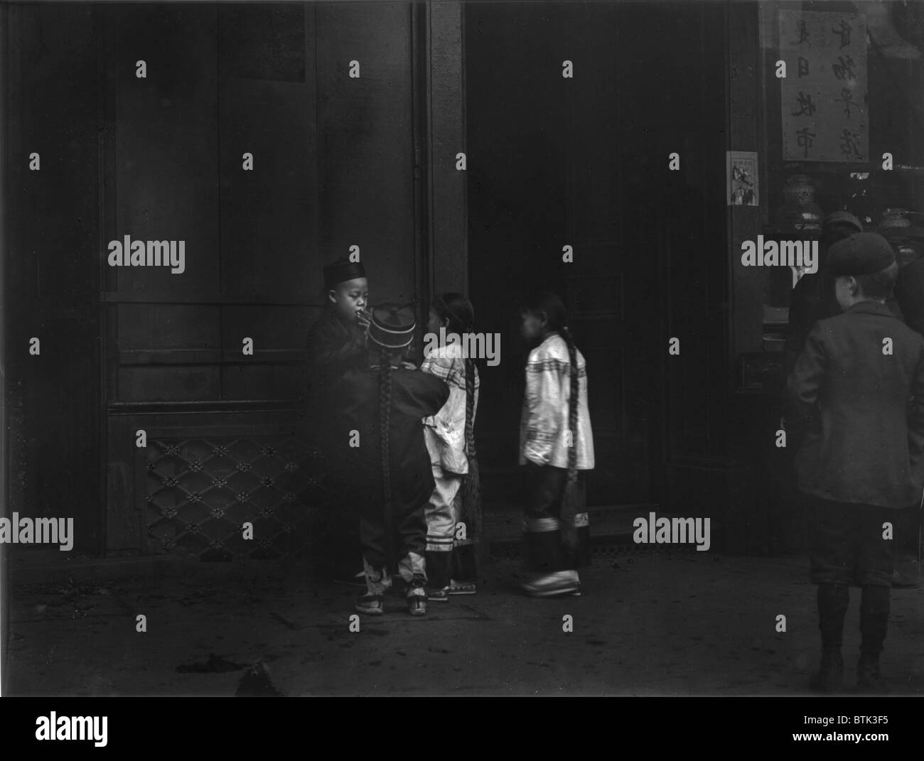 California, boy with cigar: original title: 'His first cigar ...