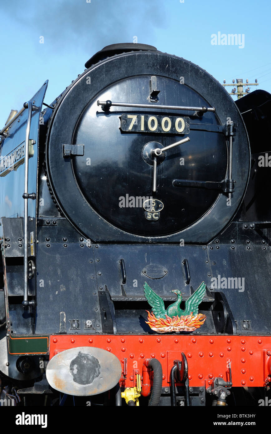 71000 duke of Gloucester great central railway loughborough Stock Photo ...