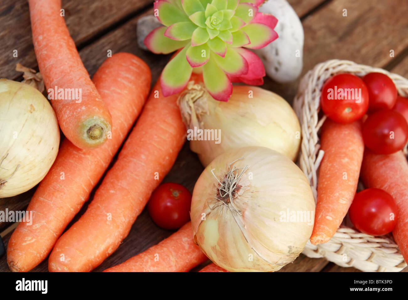 a mix of organic food representing a healthy diet Stock Photo - Alamy