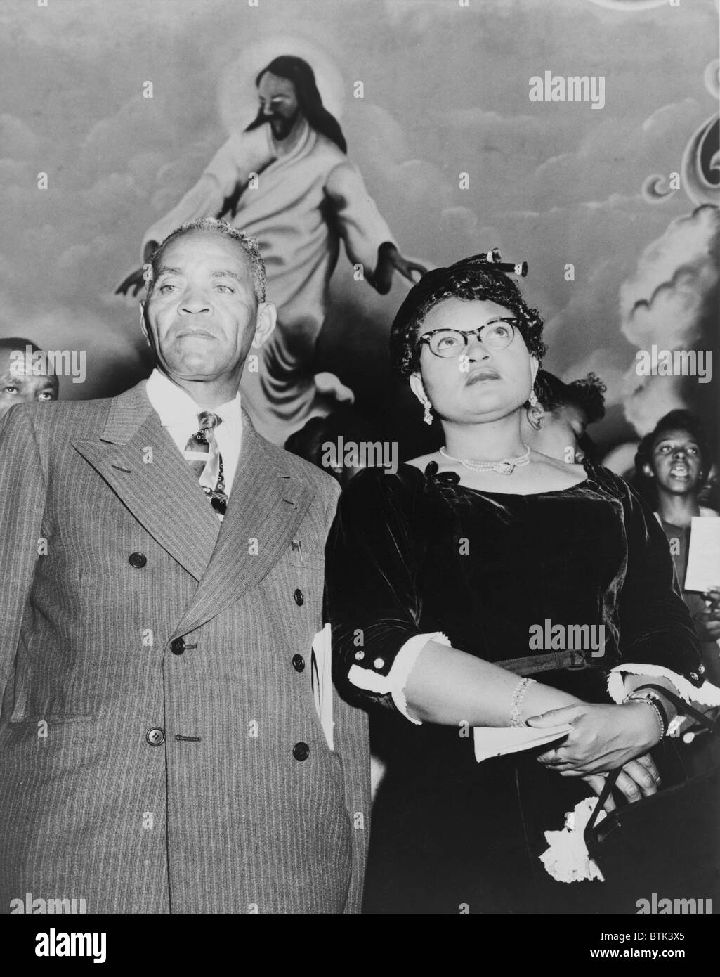 Mamie Bradley, mother of Emmett Till, and her father, John Carthan ...