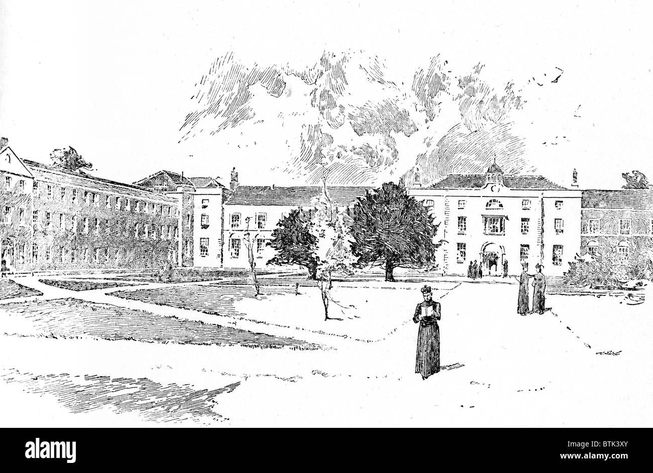 Catholic seminary engraving hi-res stock photography and images - Alamy