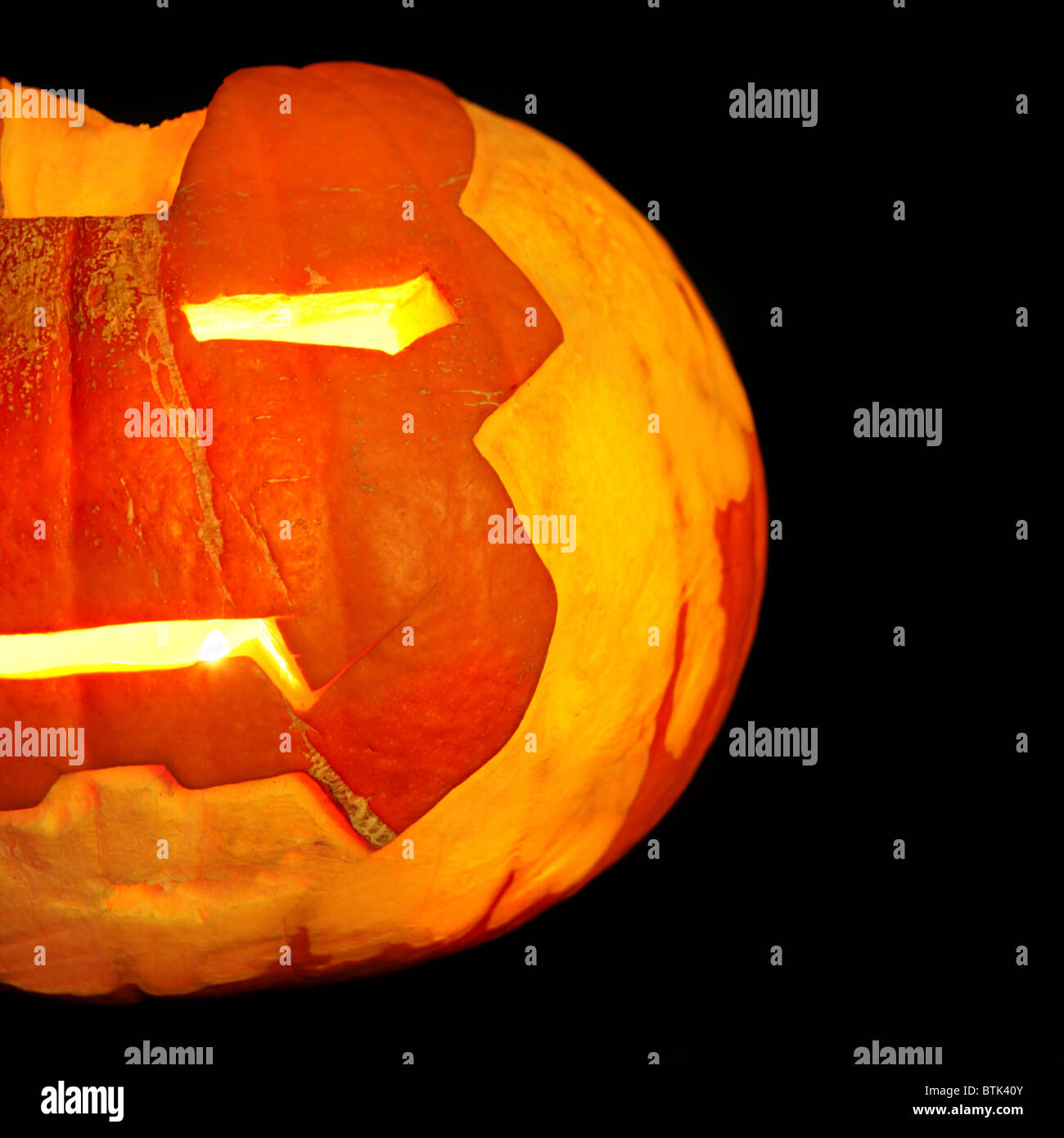 Carved Halloween pumpkin with an Iron Man inspired face Stock Photo - Alamy