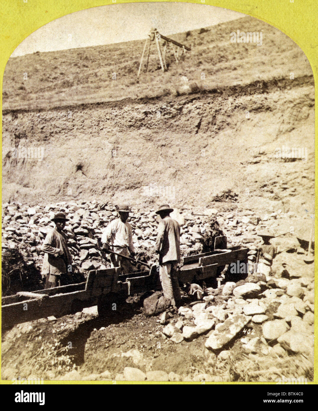 Chinese Men sluicing. Chinese miners, Idaho. Timothy O'Sullivan ...