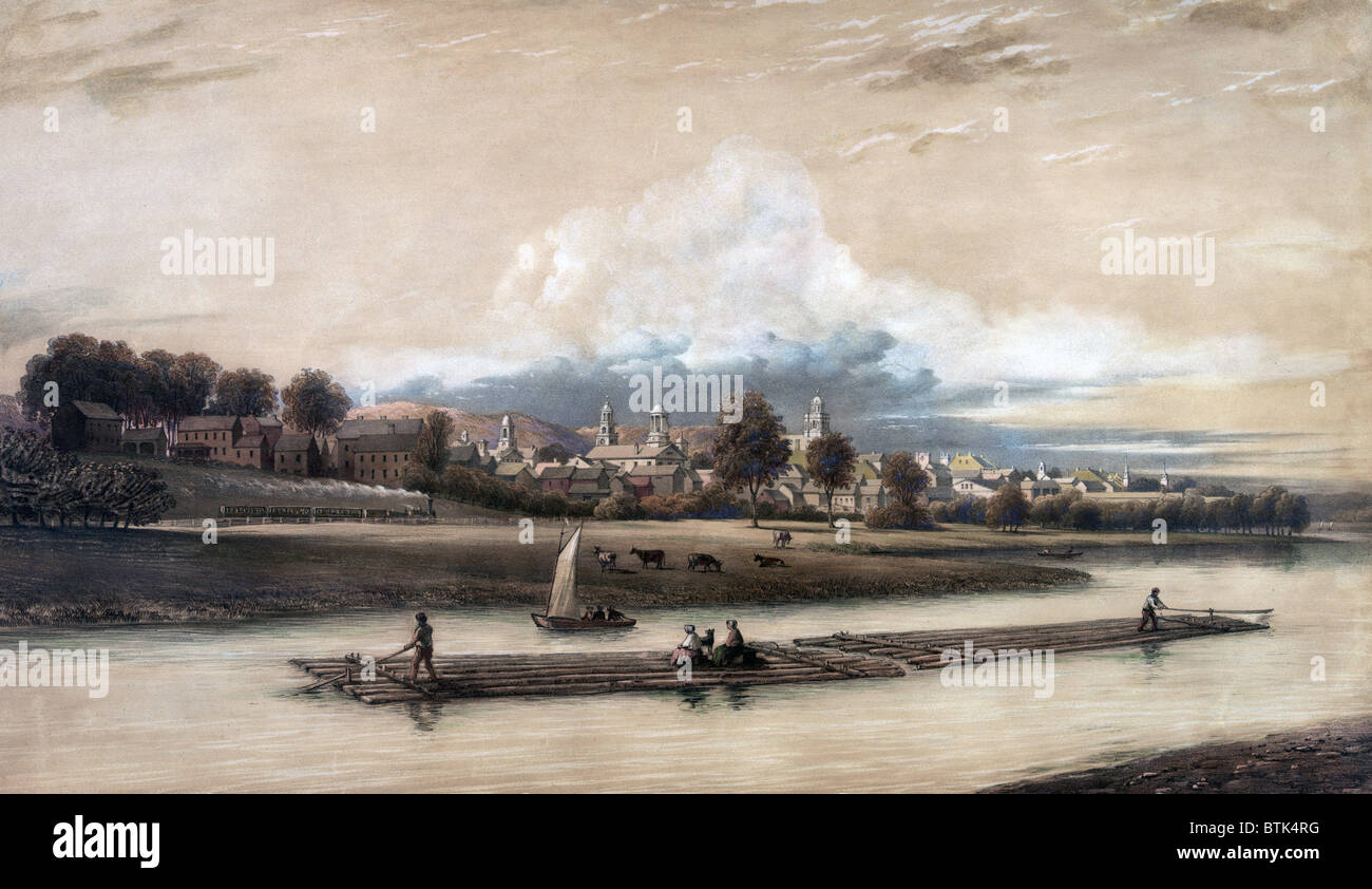 Hand colored lithograph hi-res stock photography and images - Alamy