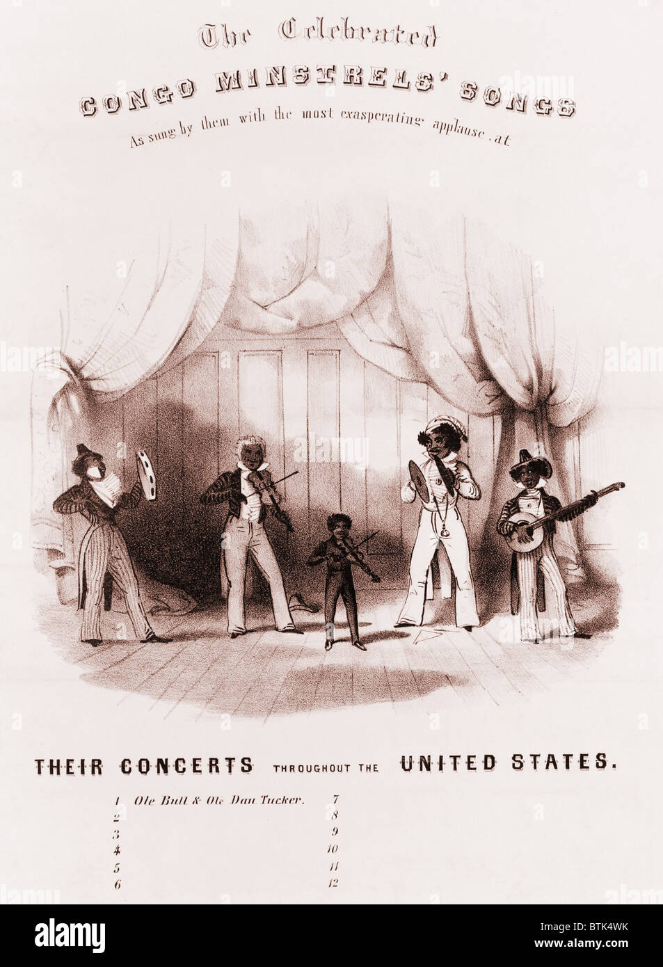 Minstrels african american hi-res stock photography and images - Alamy