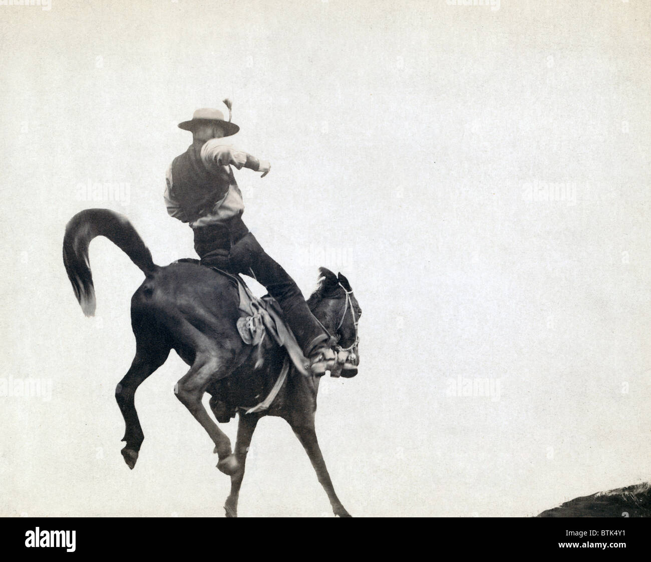 Saddle Bronc Rider Silhouette