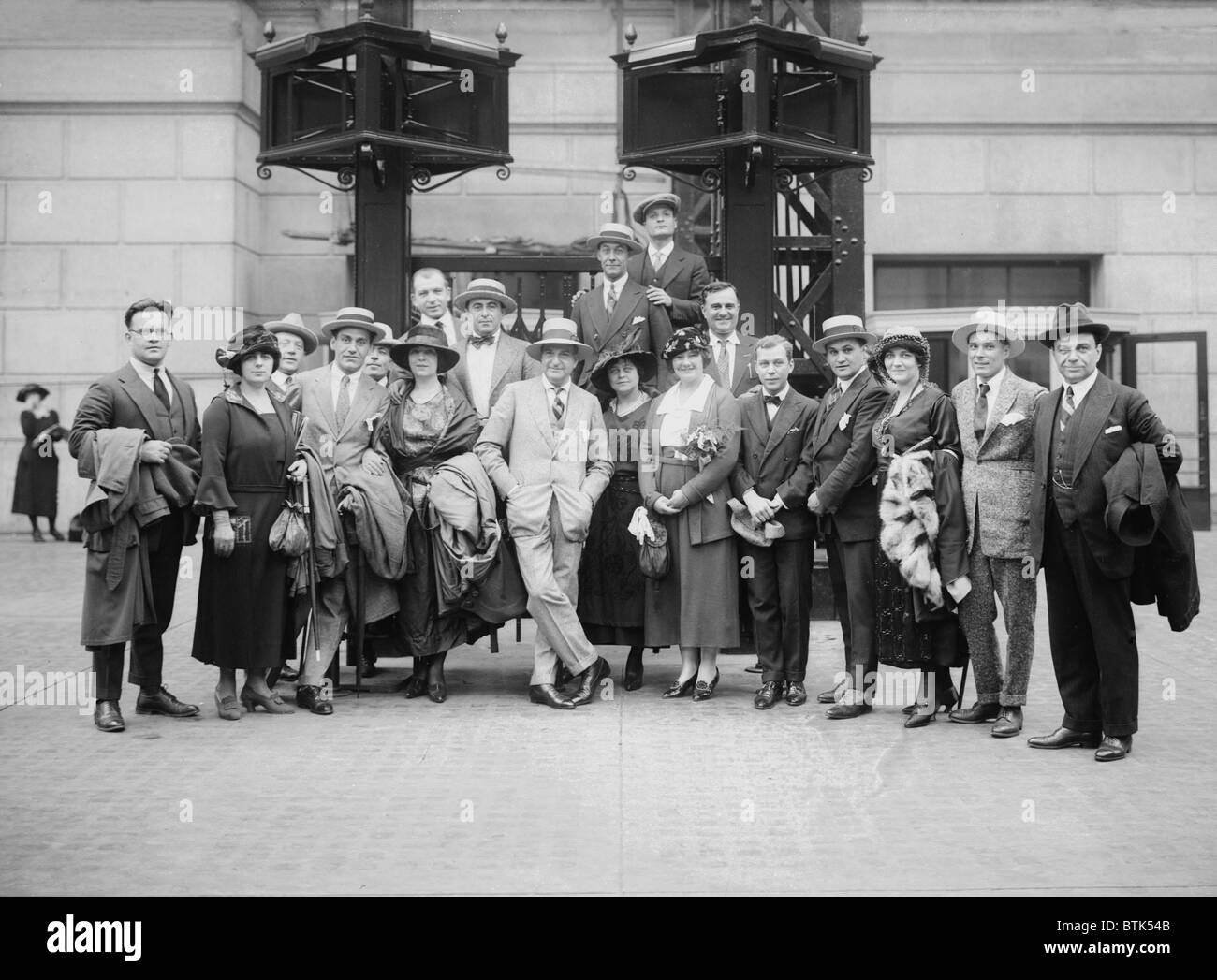 Antonio Scotti (1866-1936), an Italian baritone, with the Scotti Opera ...