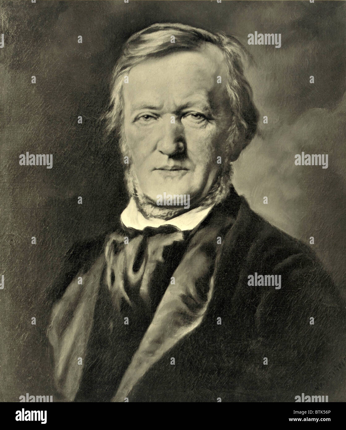 Richard Wagner (1913-1883) German composer composed epic operas based ...