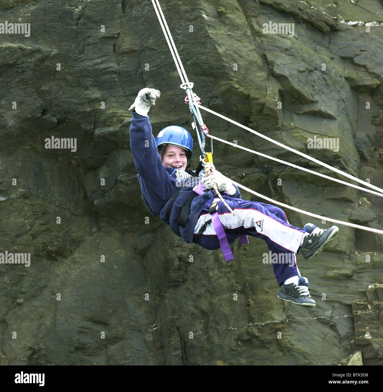 Youngsters at an adventure training centre in Cornwall learning to ...