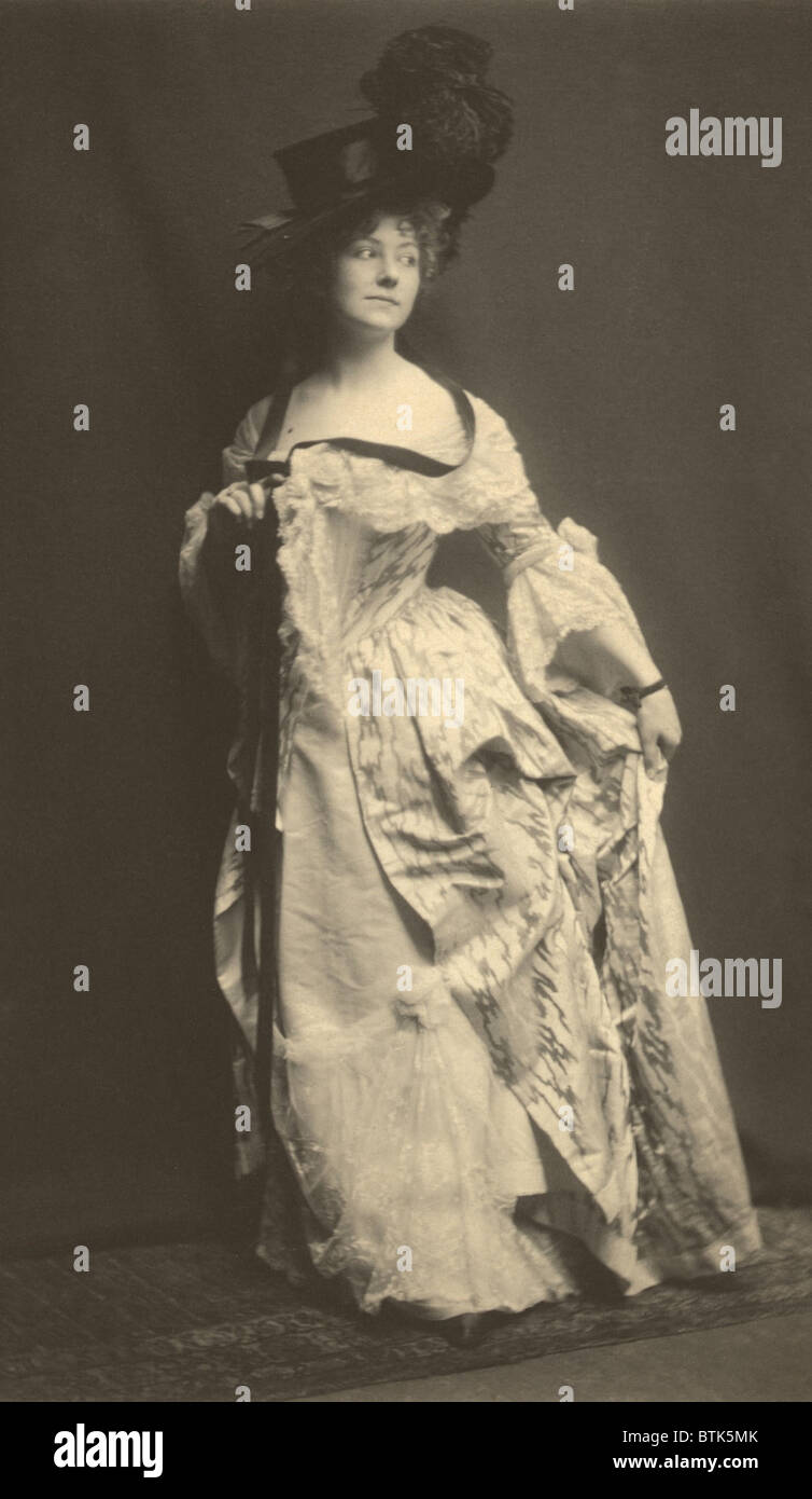 Elsie Leslie ( 1881-1966), American actress in costume as Lydia ...