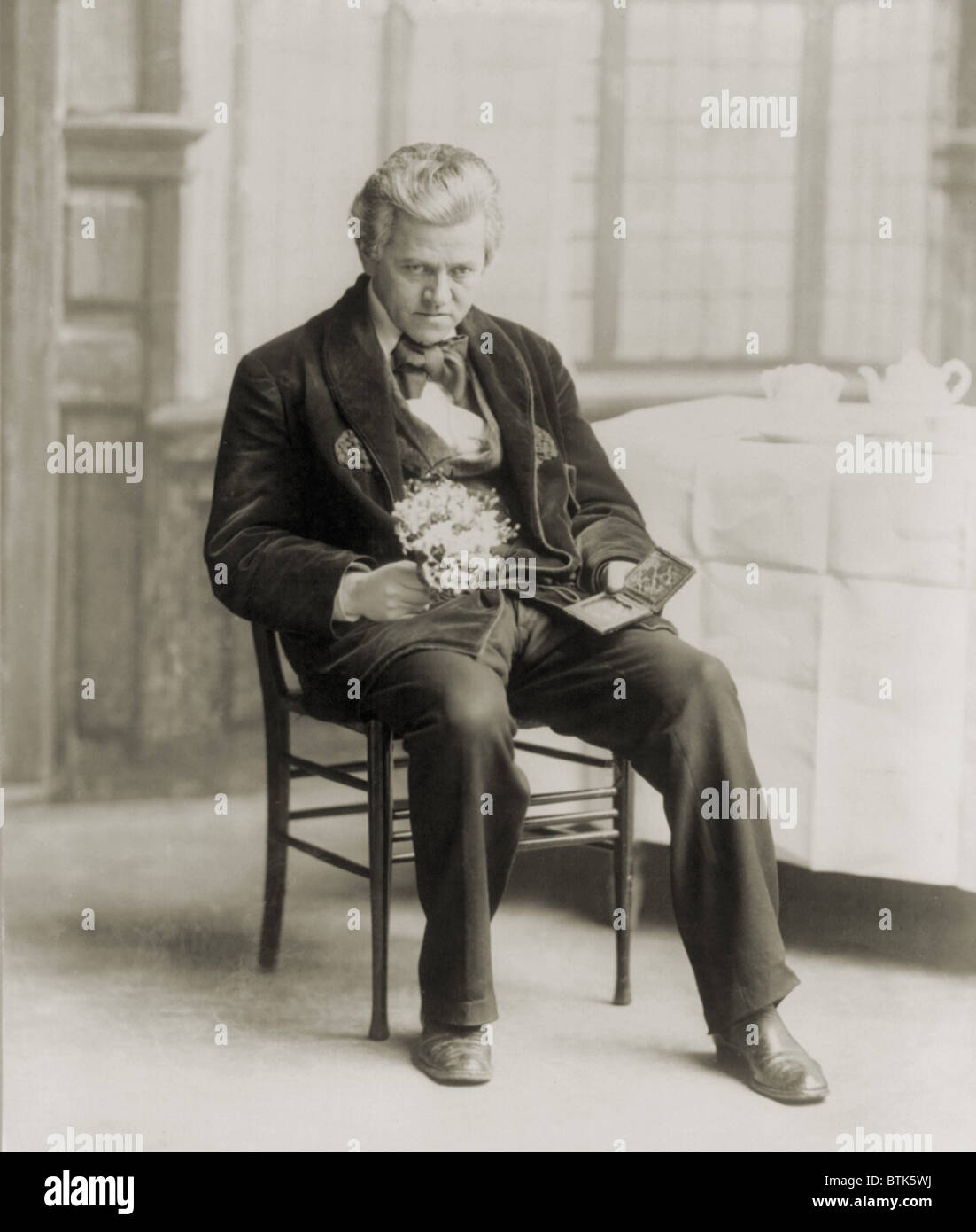 David Warfield (1866-1951), American actor, in THE MUSIC MASTER, a play ...