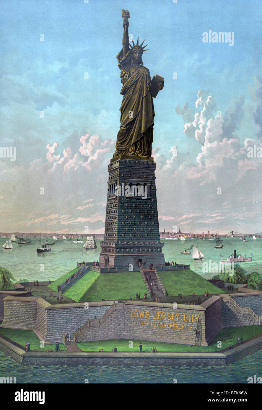Statue of Liberty. Liberty enlightening the world; The colossal statue ...