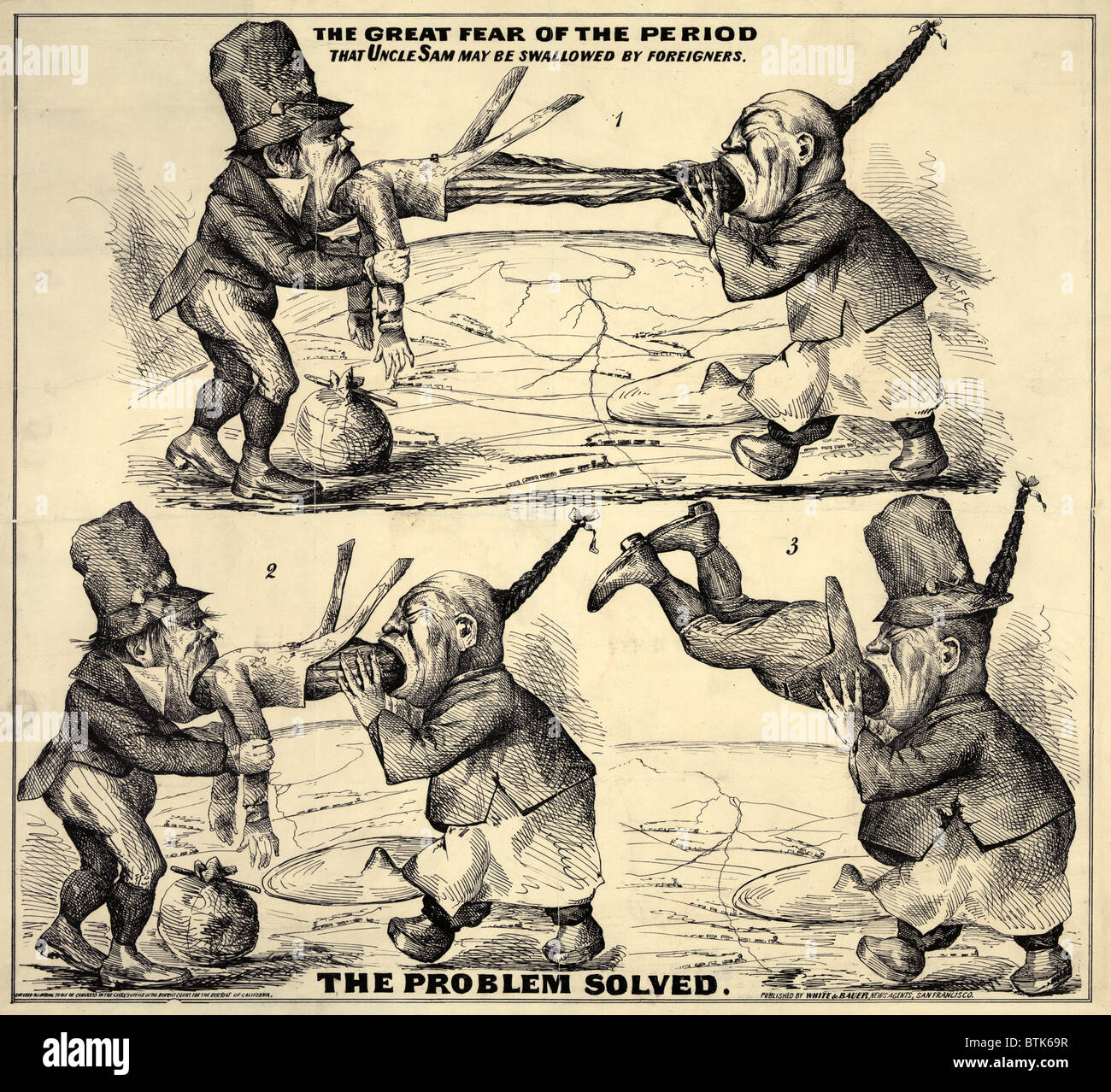 Problem solved immigration hi-res stock photography and images - Alamy