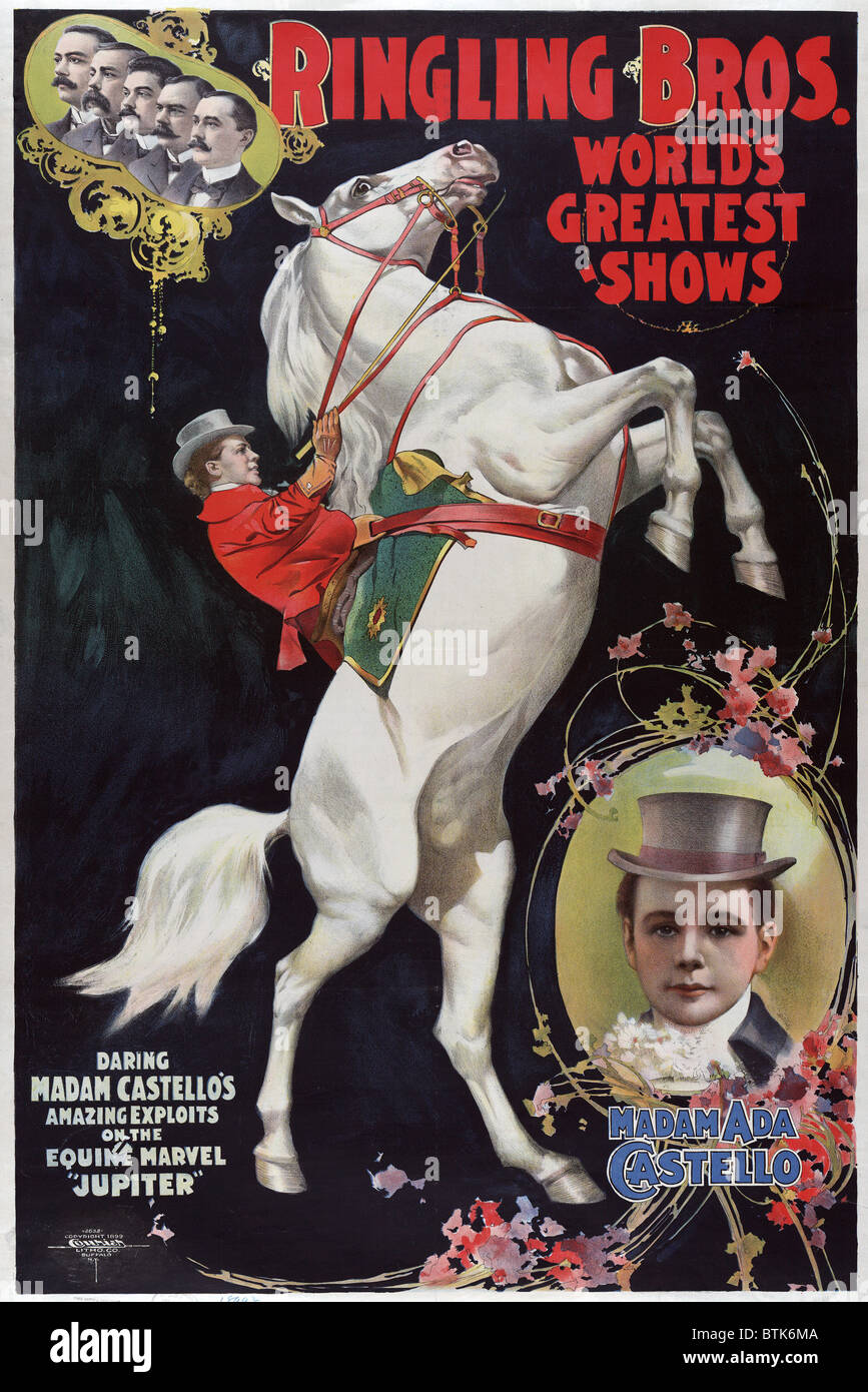 Circus acrobat 1900s hi-res stock photography and images - Alamy