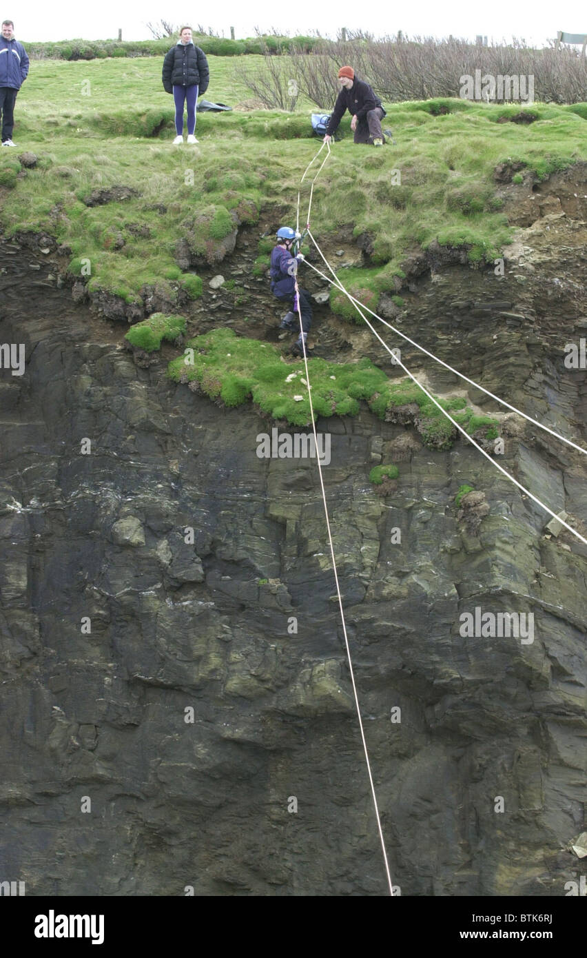 Abseiling kid hi-res stock photography and images - Alamy
