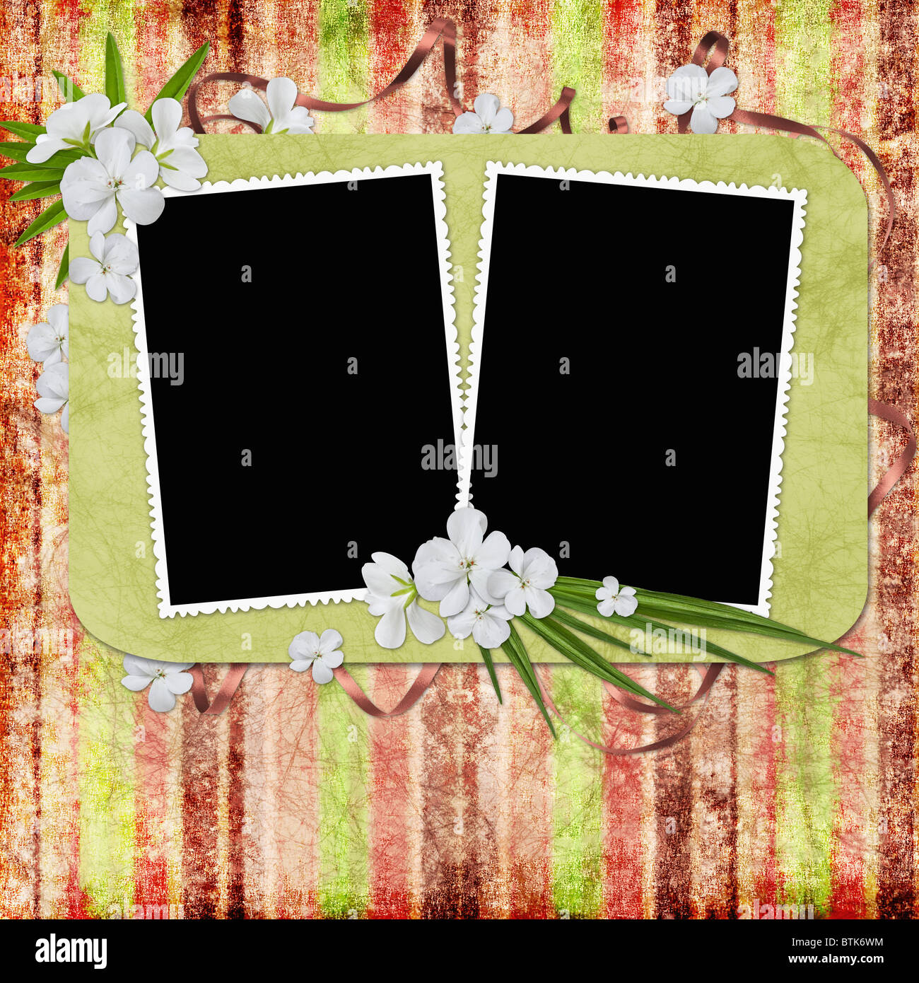 Background with frames Stock Photo - Alamy