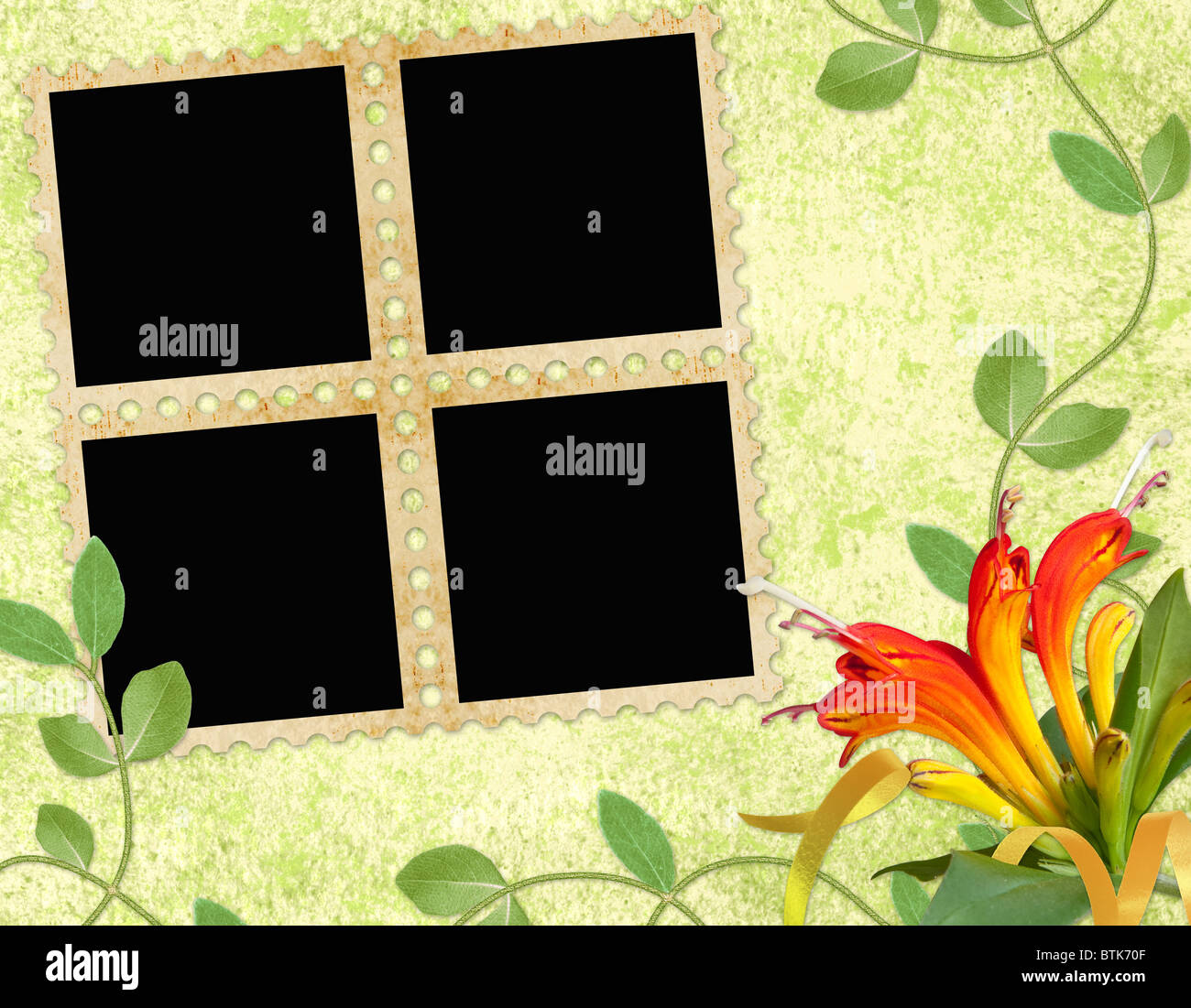 Background with frames Stock Photo - Alamy