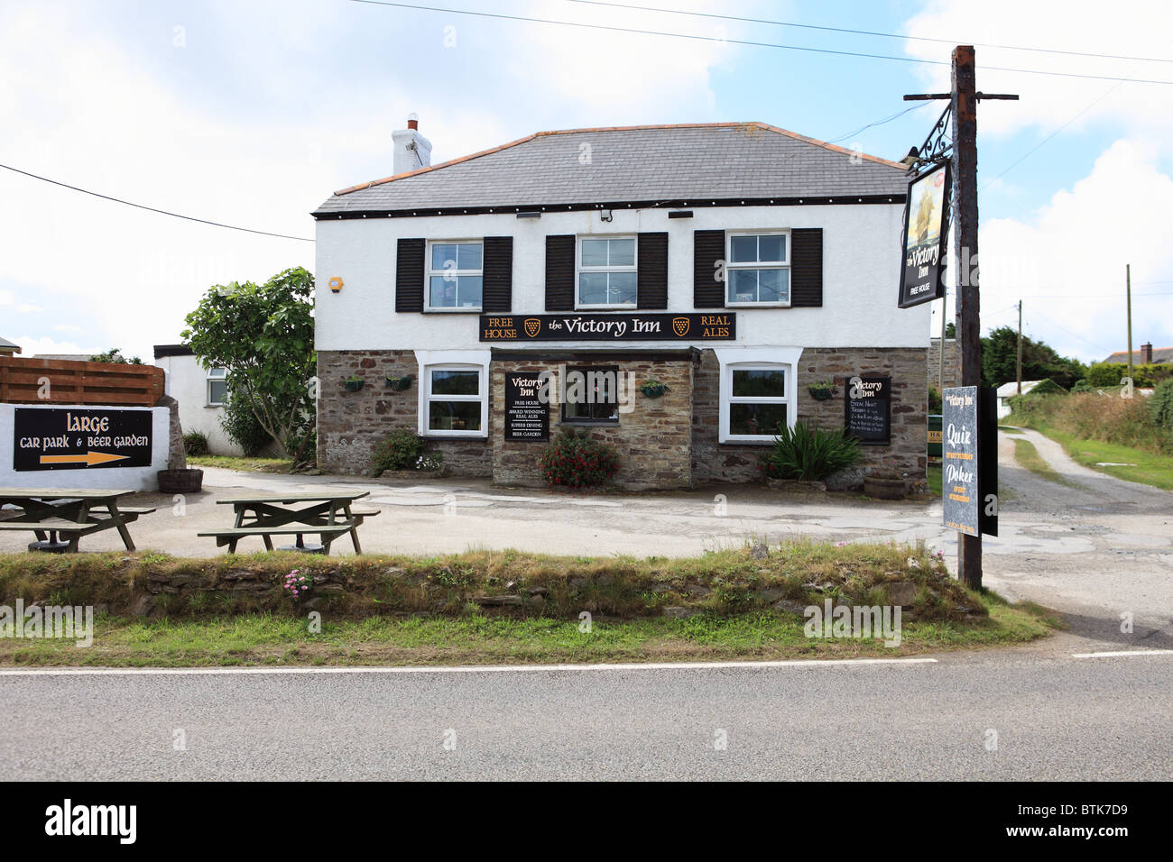 The Victory Inn, a traditional British countryside public house serving ...