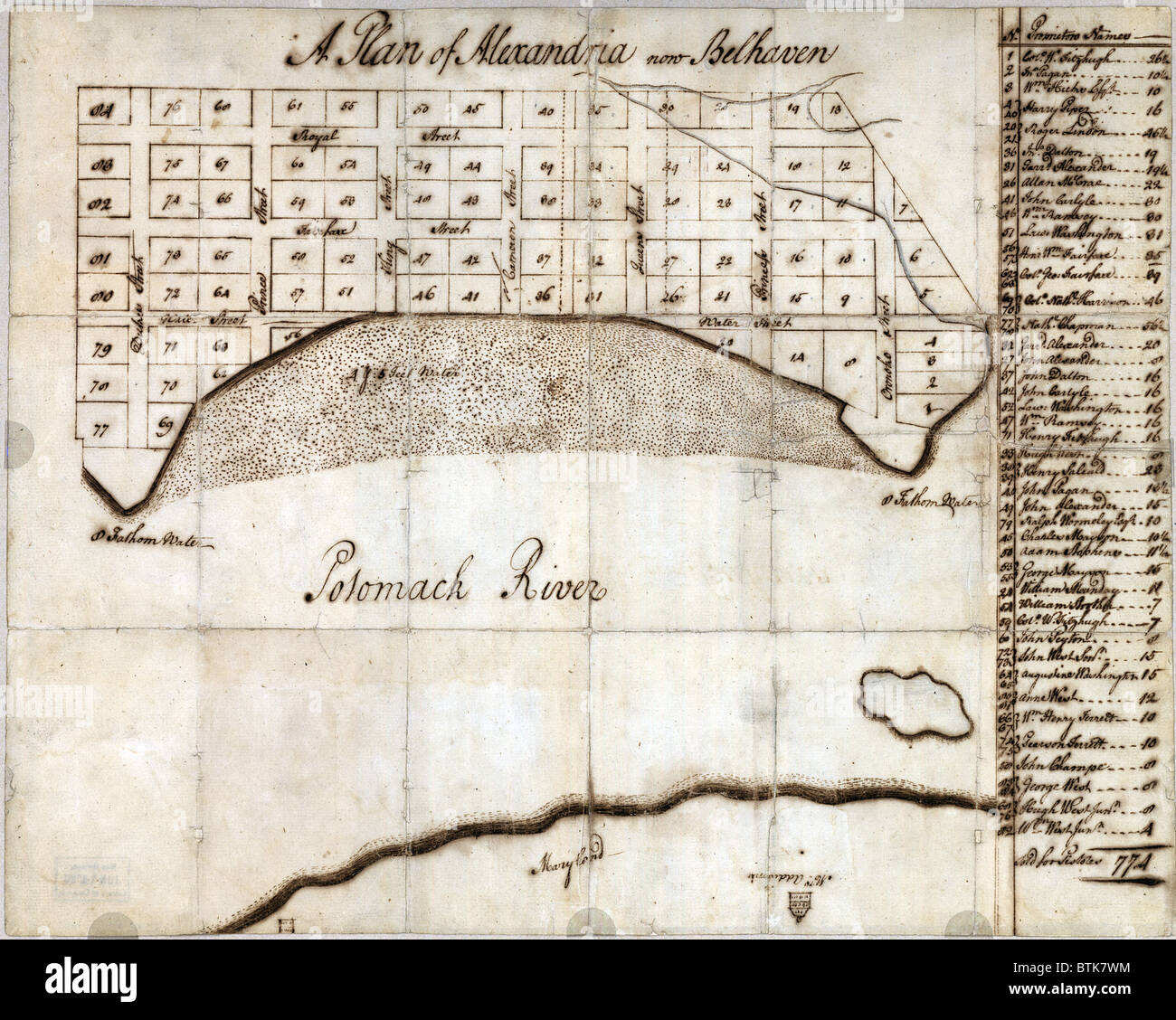 Belhaven map hi-res stock photography and images - Alamy