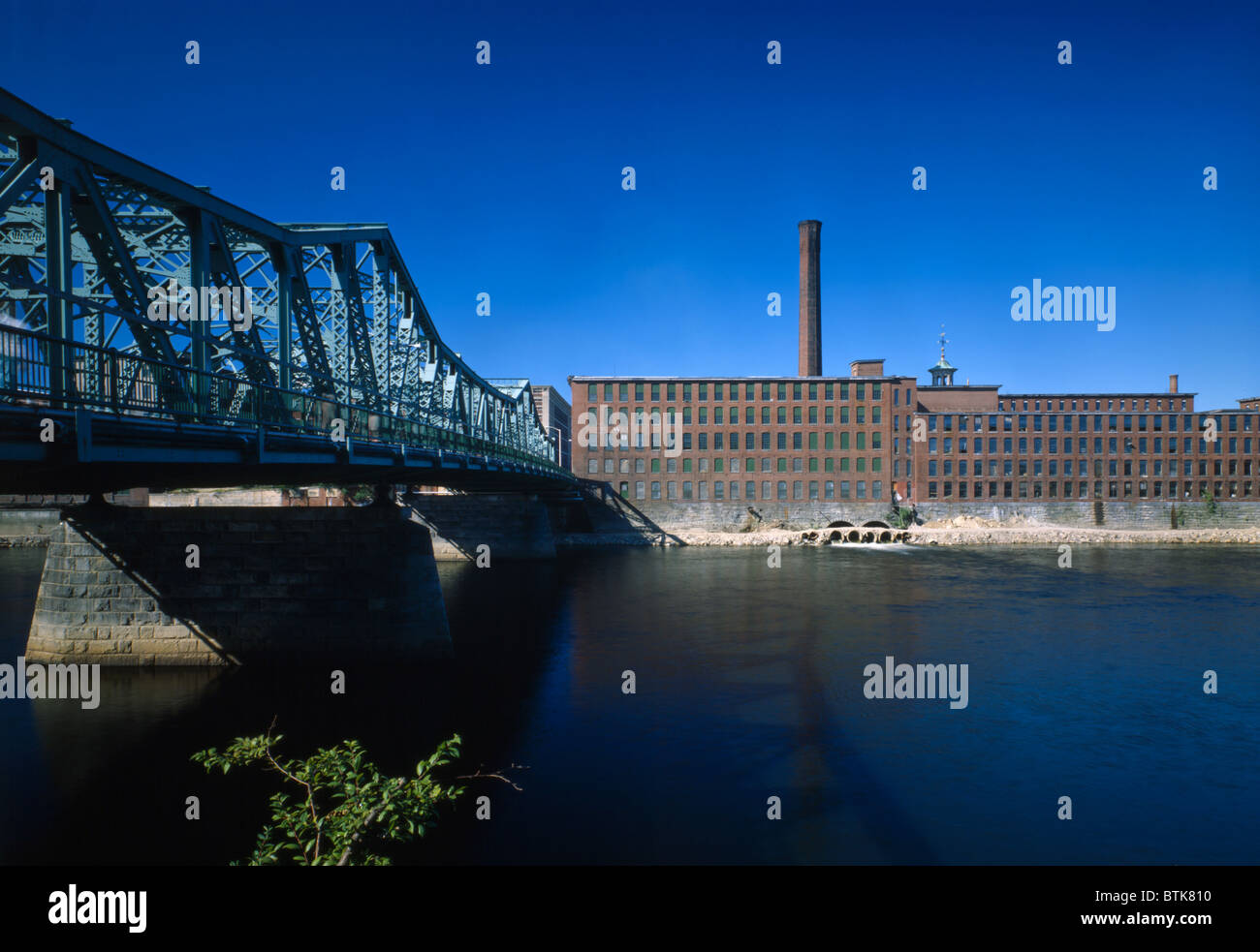 Boott Cotton Mills, John Street at Merrimack River. Lowell ...